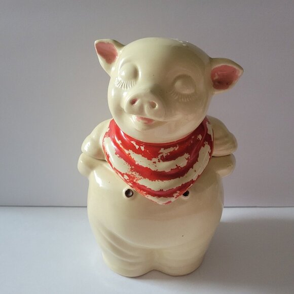Shawnee | Kitchen | Vintage Shawnee Smiley Pig Cookie Jar Usa 94s ...